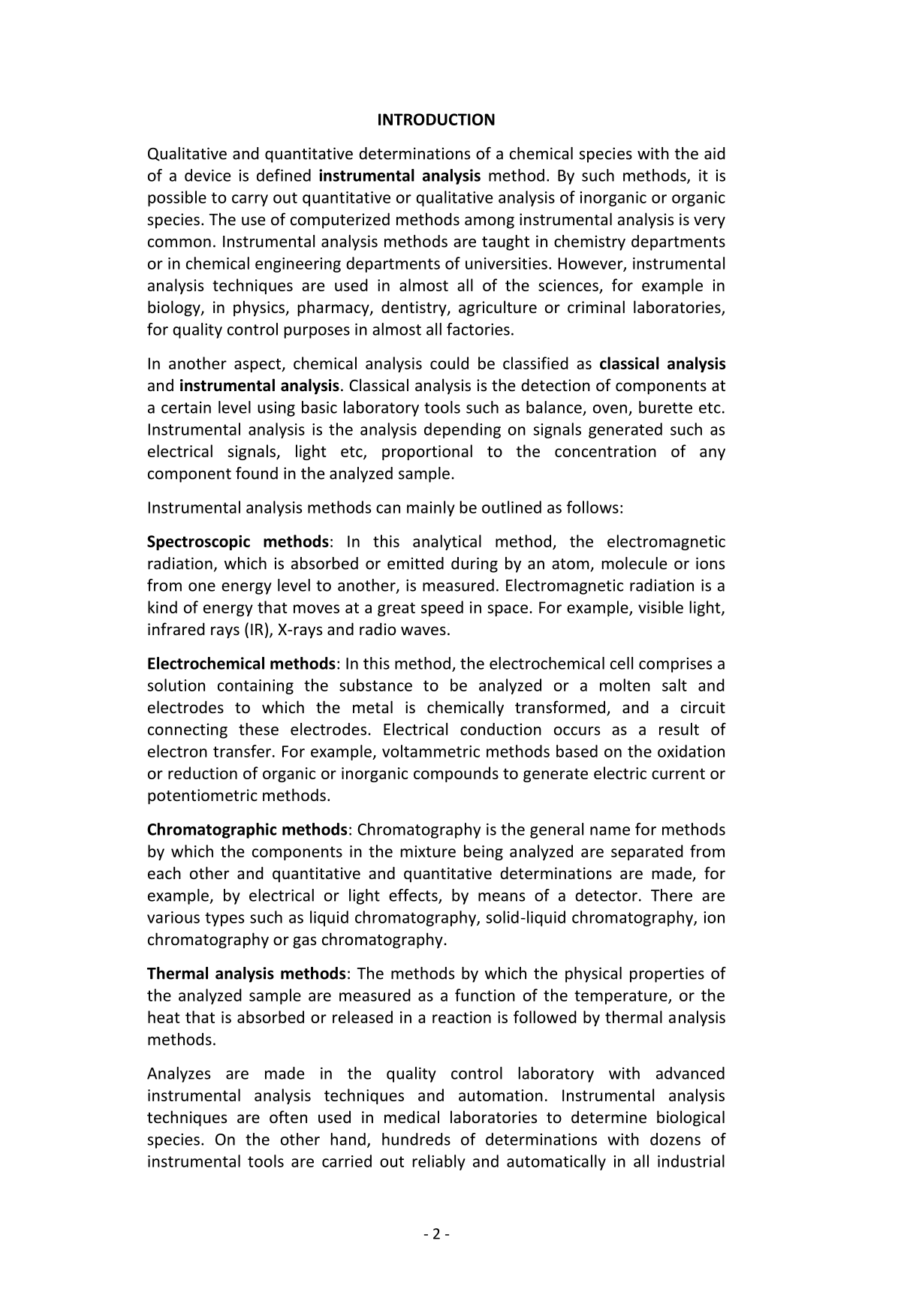 Instrumental Analysis Laboratory Manual | ADVERTI