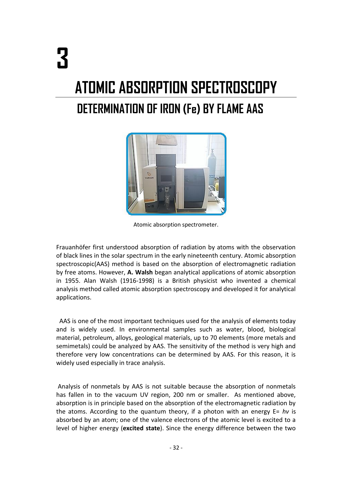 Instrumental Analysis Laboratory Manual | ADVERTI
