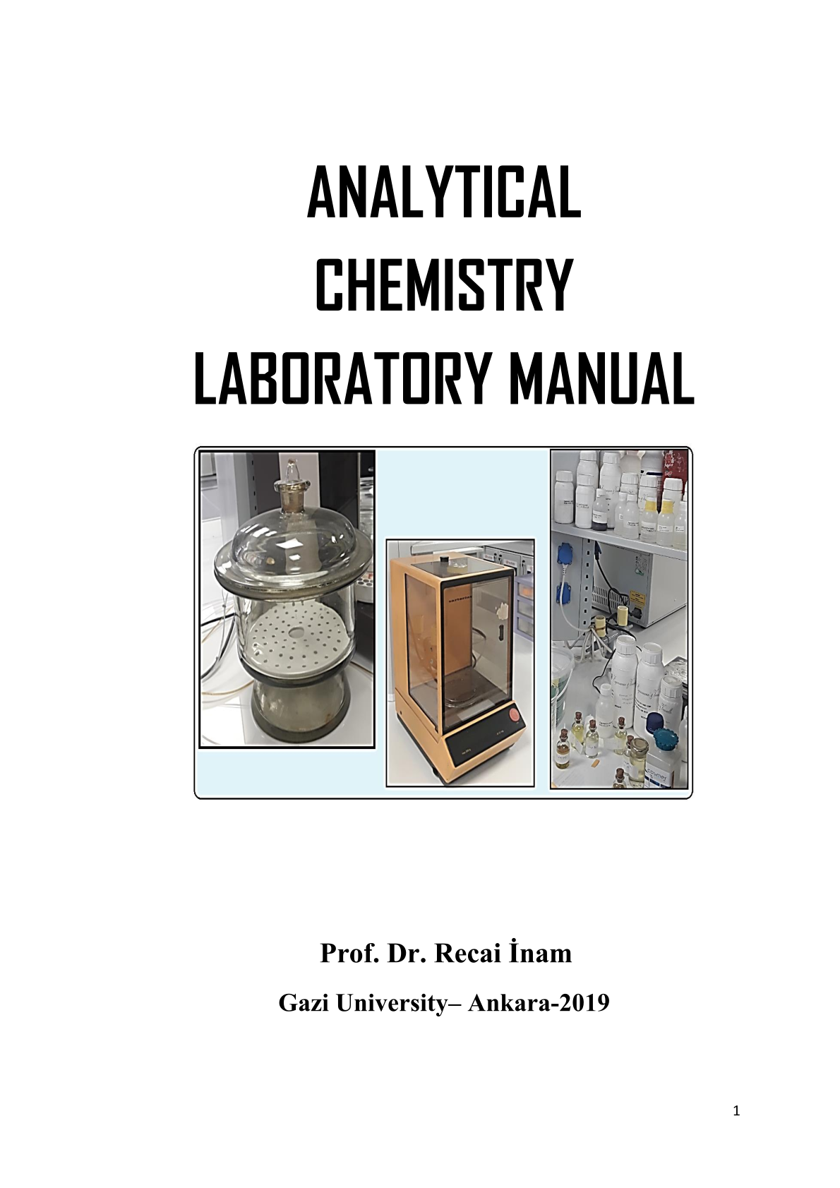 Analytical Chemistry Laboratory Manual | ADVERTI
